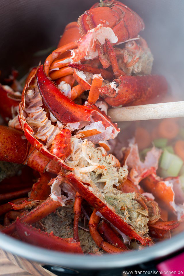 Bisque de Homard (Hummer Süppchen) Rezept