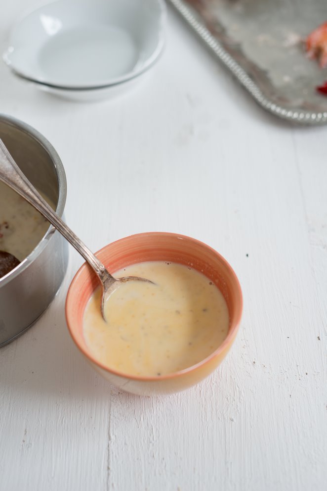 Hummer thermidor als Crème brûlée Rezept