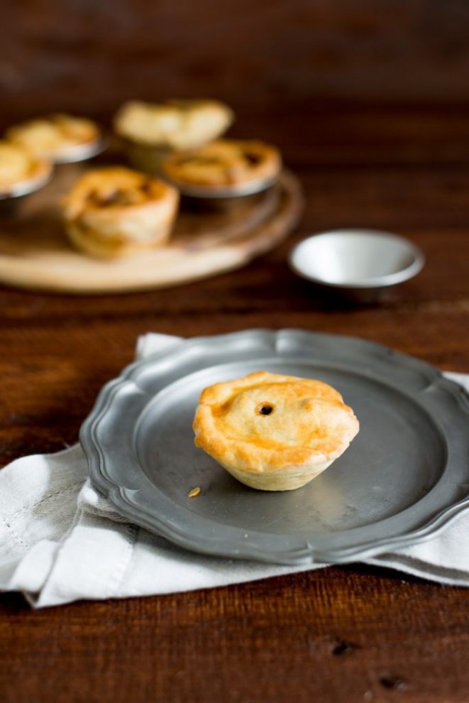 Mini Pasteten (Tourtes) mit Boeuf bourguignon Rezept