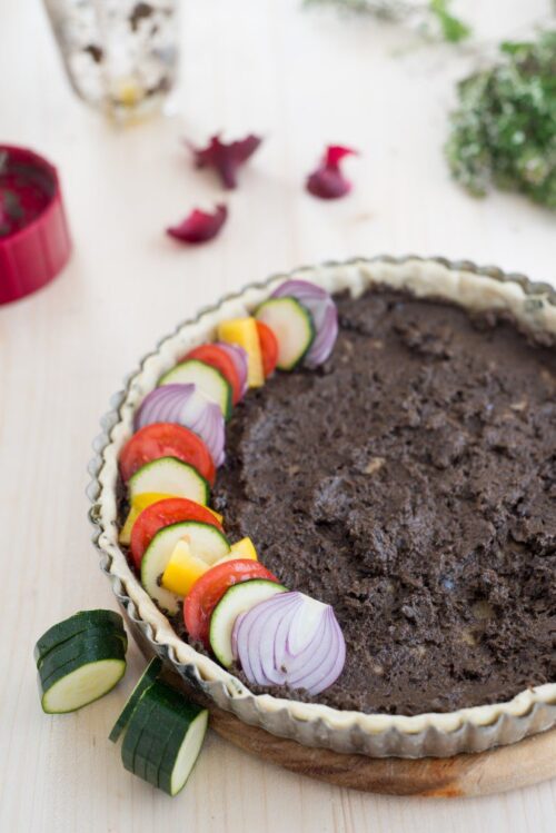 Quiche à la ratatouille Rezept