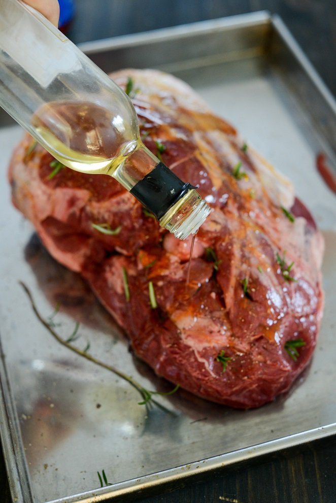 Lammbraten mit Honig und Thymian Rezept - franzoesischkochen.de