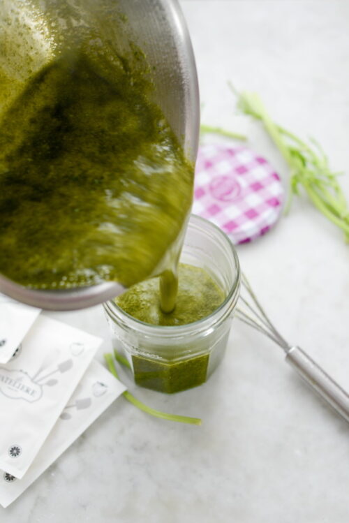 Basilikum Gelee für Kuchen und Torten Rezept