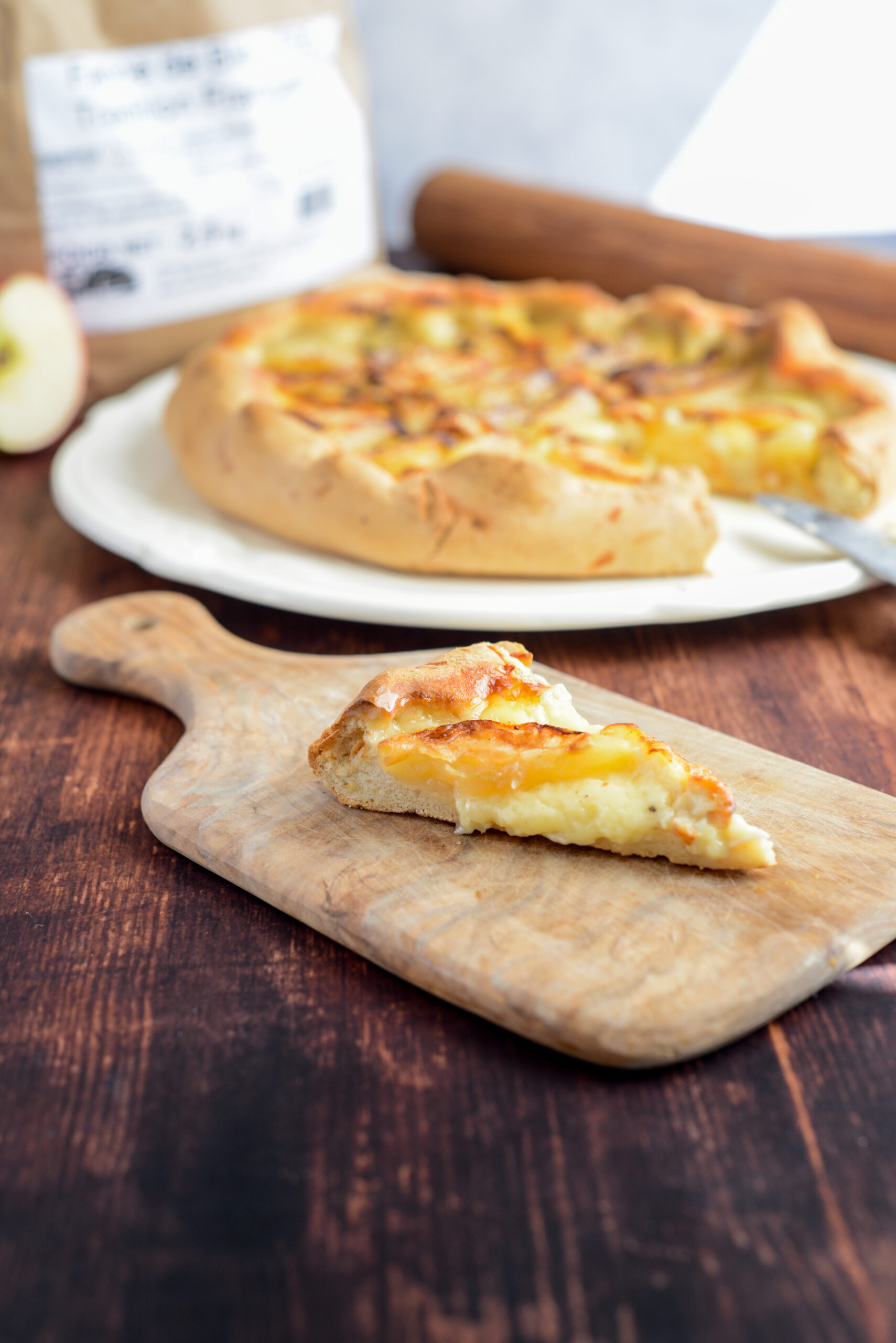 Tarte mit Camembert und Äpfeln Rezept