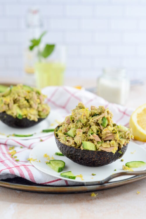 Thunfischcreme mit Avocado und Gurke – einfaches, gesundes Rezept Rezept